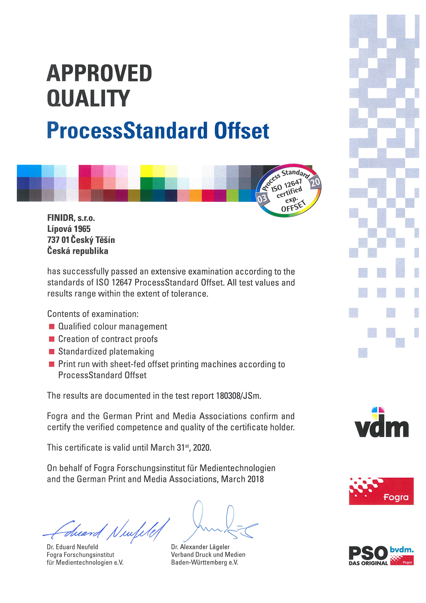 Certificats - FINIDR.fr